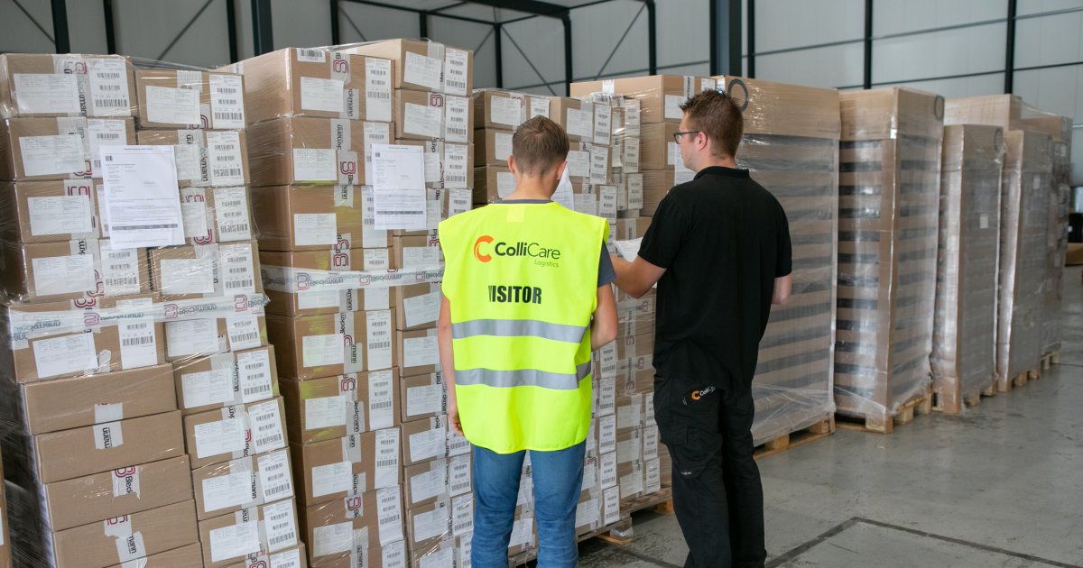 Pallet logistics in containers | ColliCare Logistics